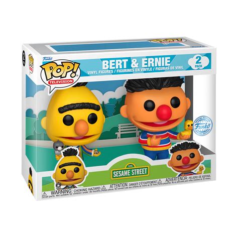 Funko Pop Television 123 Sesame Street 2 Pack Bertie And Ernie