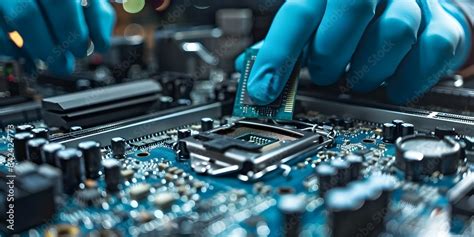 Installing Cpu Microprocessor On Motherboard Socket Essential Hardware