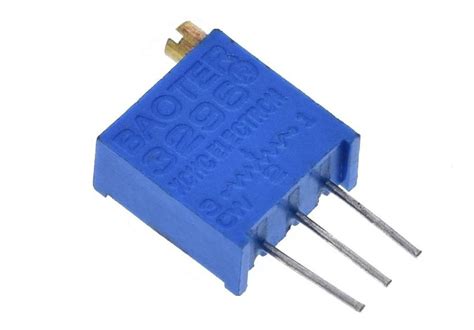 Preset Trimpot 25 Vueltas Vertical 3296 20k 20000 Ohm Cermet Cyberofice
