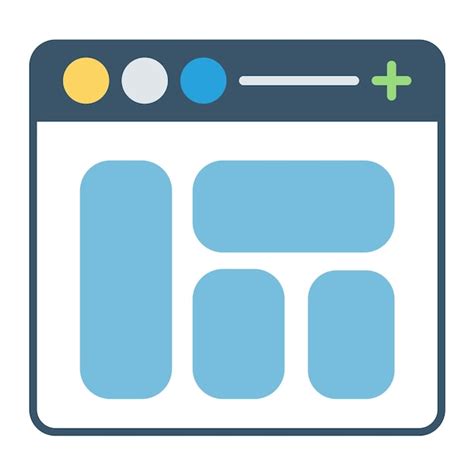 premium vector website layout flat illustration