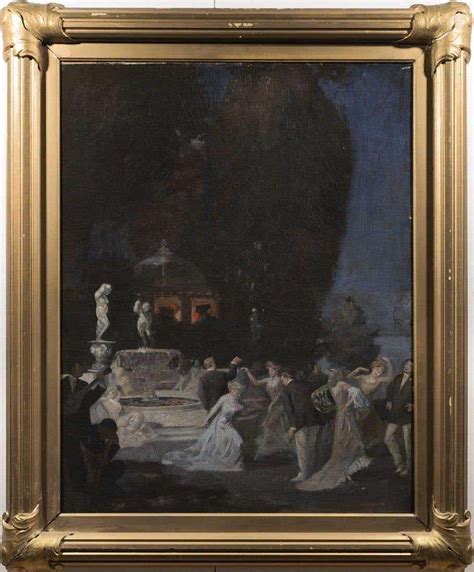 Arthur Burnside Dodge Antique American Modernist Street Scene