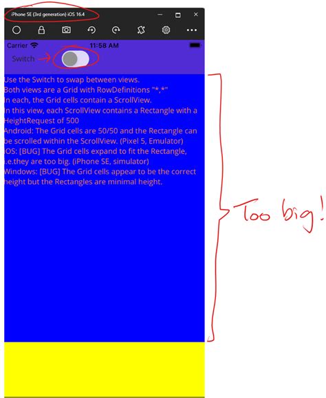Scrollview In Grid Cell Multiple Issues On Ios Android And Winui · Issue 15076 · Dotnetmaui