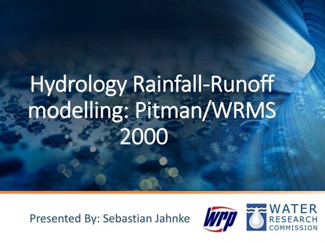 Ppt Integrated Hydrological Modeling For South African Catchments Wrms 2012 Resources
