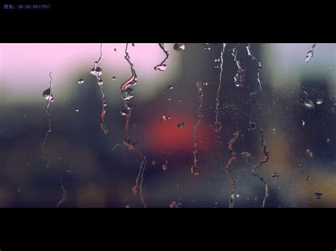 制作雨滴效果 秋日和 站酷ZCOOL