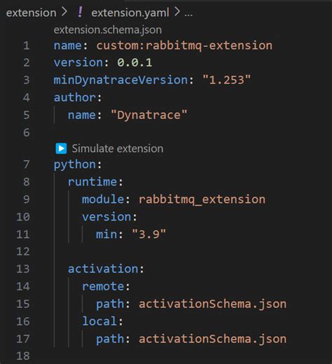 Create A Python Extension Dynatrace Developer