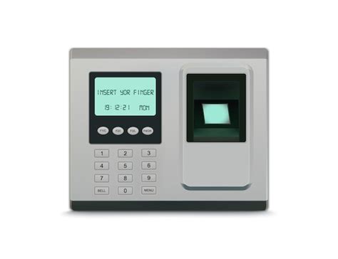 Premium Photo Attendance Device Realistic Vector Design