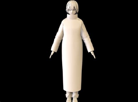 Anime Character C4 3d Model By Cganime