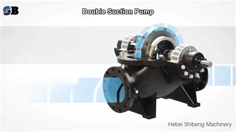 Double Volute Single Stage Suction Centrifugal Pump Large Flow Rate High Suction Water Pumps