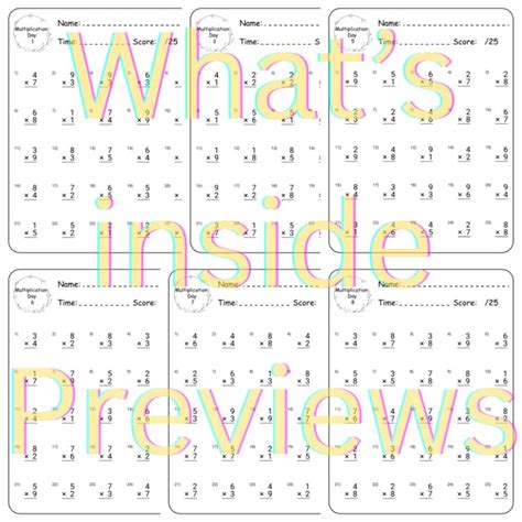 Mastering Multiplication 100 Day Math Workbook For Fluency By