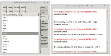 C²s Consulting Training Thesis Using Rqda For Qualitative Analysis