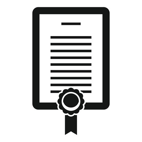 Standard Certification Icon Simple Vector Policy Quality 15111117