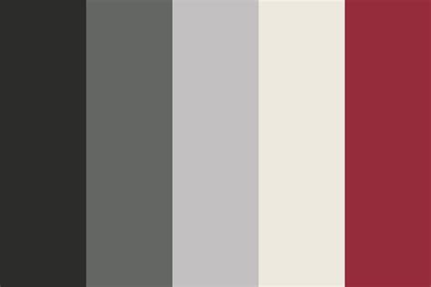 Neutral With Pop Of Red Color Palette
