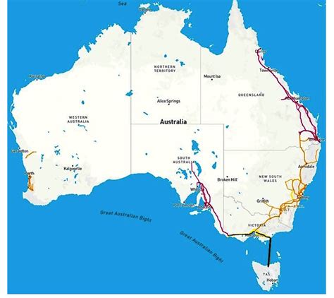 Principal Transmission Lines Managed By Companies In Australia Aemo Download Scientific