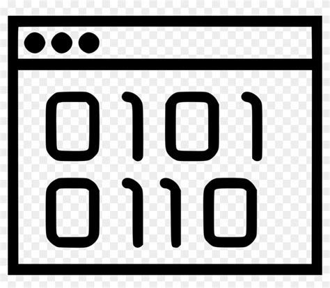 Browser Data Binary Code Comments Programming Language Icon Hd Png