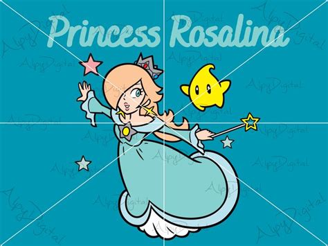 Princess Rosalina Star Png Princess Rosalina Star Svg Princess Peach