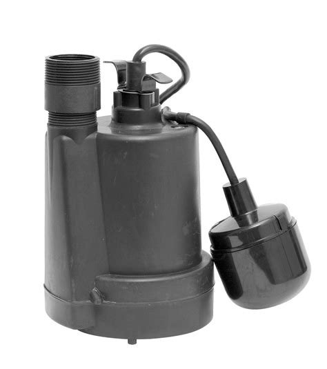 Thermoplastic Sump Pump With Tethered Float Switch Shop Plumbing