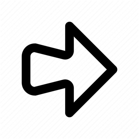 Forward Go Arrows Direction Right Next Icon Download On Iconfinder