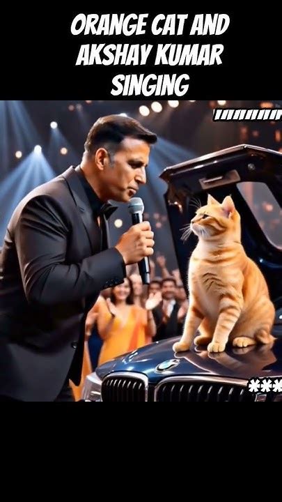 Orange Cat And Akshay Kumar Singing Song Cat Shorts Youtube