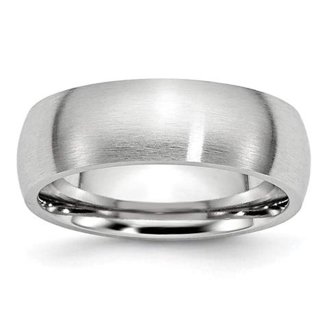 Cobalt 14k Gold Inlay Satin And Polished 6mm Band