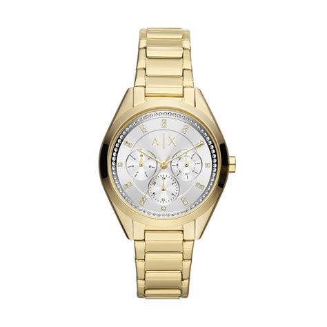 52 Off On Ladies Three Hand Glitz Gold Watch Onedayonly