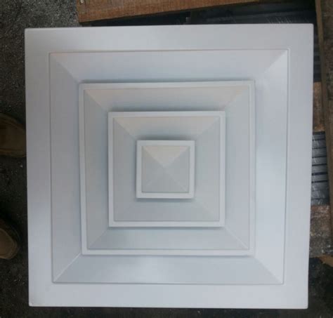 Powder Coated Square Diffuser Gypsum Ceiling For Commercial At