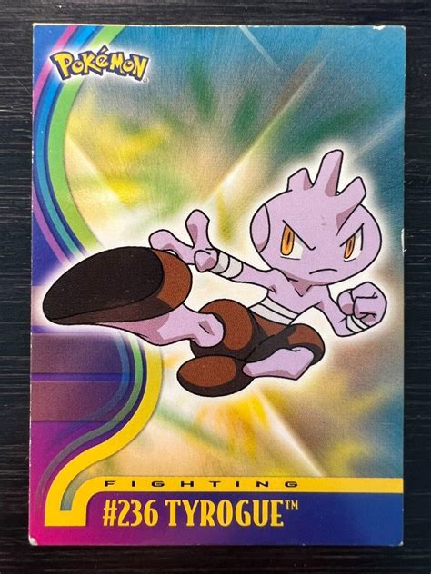 Tyrogue 236 Prices Pokemon 2001 Topps Johto Champions Pokemon Cards