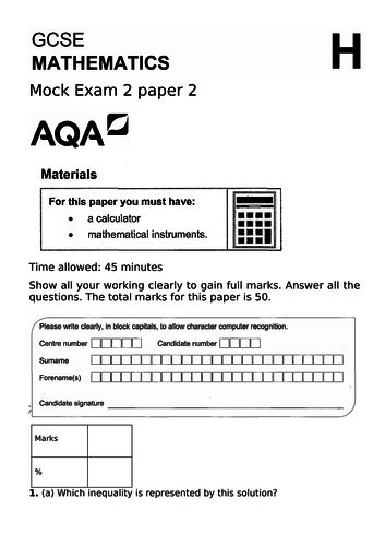 Gcse Maths Mixed Questions Teaching Resources