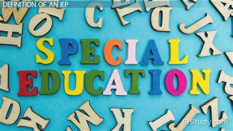 Iep Definition Purpose And Example Lesson