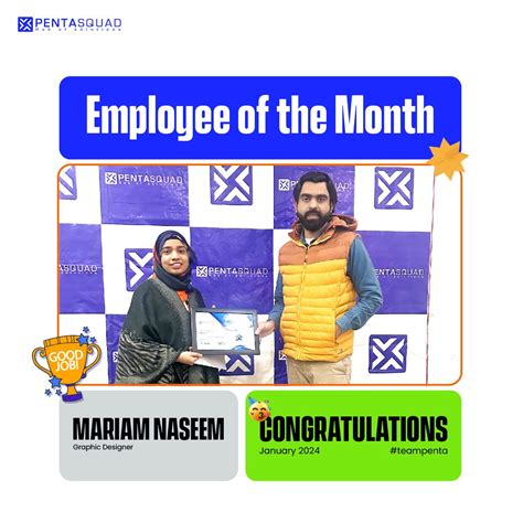 Alhamdulilah 🤲🏻 For Being Selected As The Employee Of The Month I