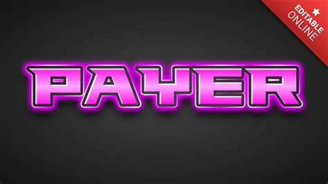 Payer Text Effect Generator