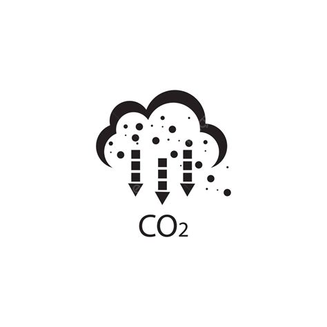 Co2 Icon Logo Vctor Label Design Ecological Vector Label Design