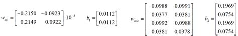 Ann Weights And Biases Values Download Scientific Diagram