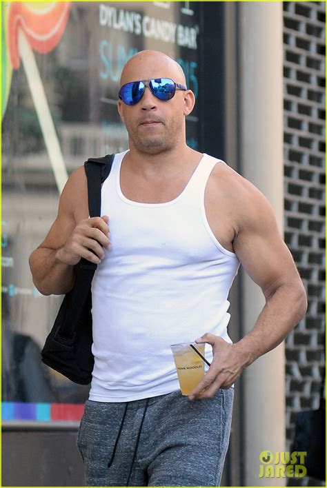 Vin Diesel Flaunts His Big Muscles After His 48th Birthday Photo
