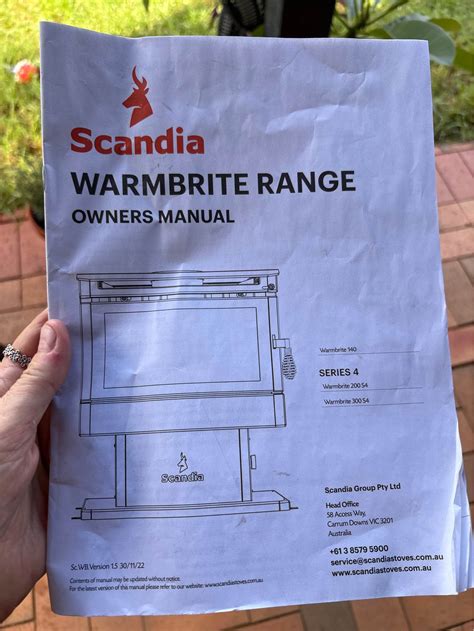 Scandia 300 Series 4 Warmbrite Indoor Woodfire Heater 12 Months Old