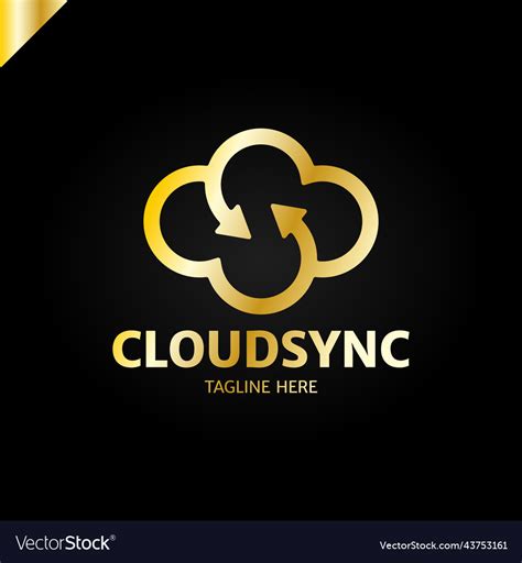 Infinity Cloud Logotype Design Cloud Letter S Vector Image