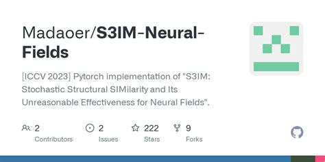 Github Madaoers3im Neural Fields Iccv 2023 Pytorch Implementation