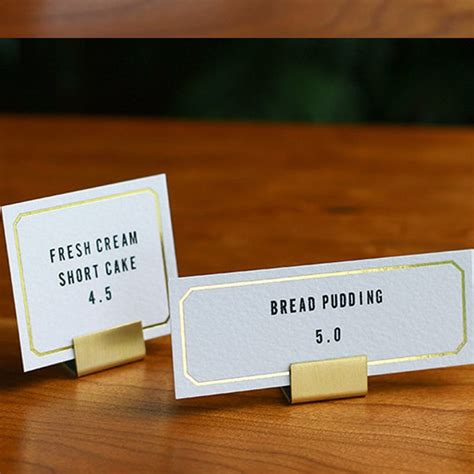 Buffet Menu Tags Etsy
