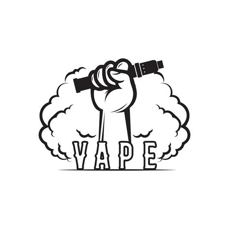 Vape And Vapor Logo Icon Smoke Vector And Set Design For Vapers Vaping