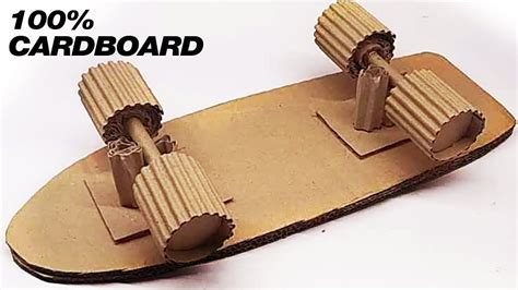 Diy How To Make Skateboard From Cardboard At Home Craftzilla In 2024