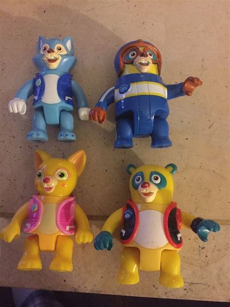Disney Special Agent Oso Wolfie Dotty Action Figures Learning Curve Lot Of 4 1861797337