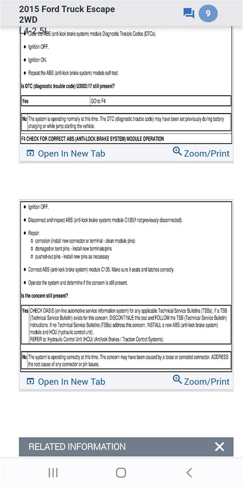 15 Ford Escape How Can I Diagnose And Fix These Codes For The Anti
