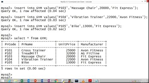 MYSQL First Demo For Class XI IP CBSE YouTube