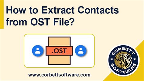 Extract Contacts From Ost File Manual And Automated Solutions