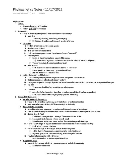 Phylogenetics Notes Phylogenetics So Far Discussed Process Of Evolution Today Patterns Of