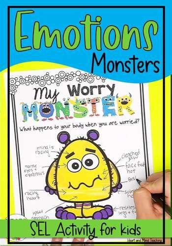 My Emotions Monster Bundle Teaching Emotions Social Emotional