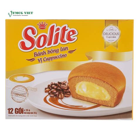 Solite Cupcake Box 276g Cappuccino Flavour X10 Wholesale Exporter Fmcg Viet