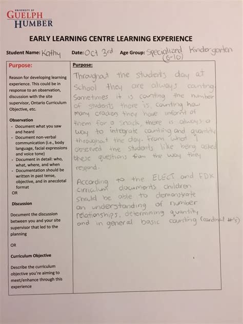 Lesson Plans ECS Field Placement