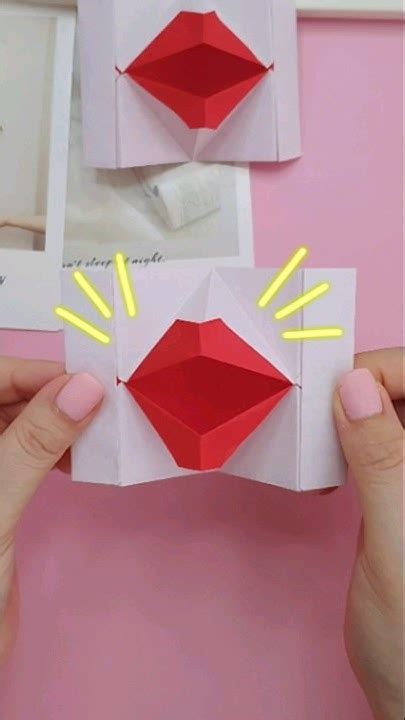 종이접기 Origami 움직이는 입술접기 쉬운 3d 색종이접기 How To Make A 3d Moving Lips