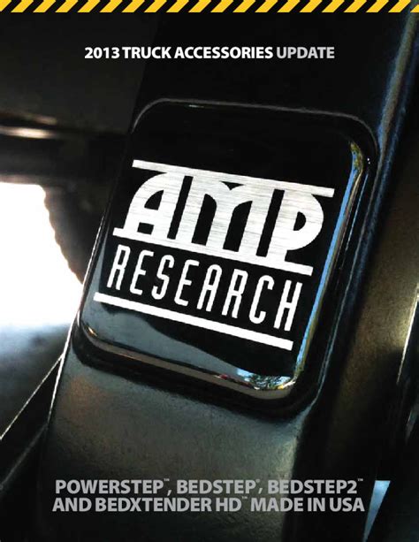 Amp Research 75101 01a Power Step Installation Guide