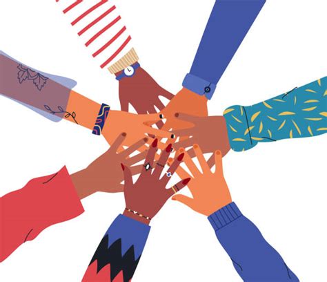Working Together Hands Clip Art 113 900 Teamwork Hands Stock